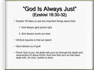 God Is Always Just | PPT