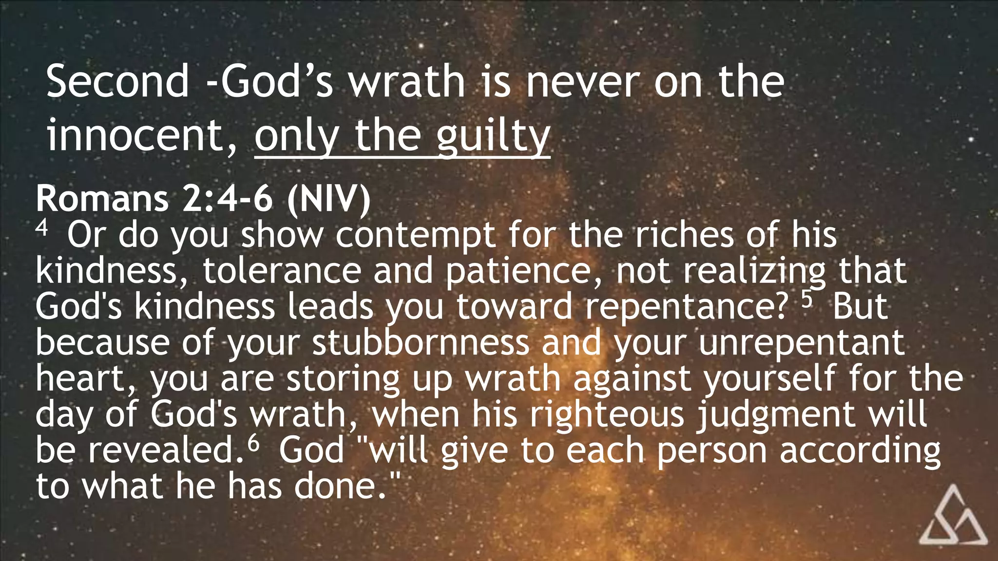 God is Just as Just as He is Merciful | PPTX