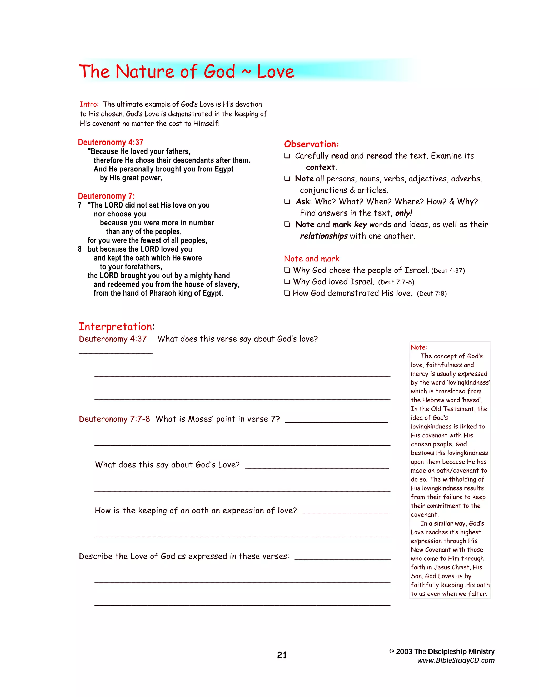 God is love | PDF