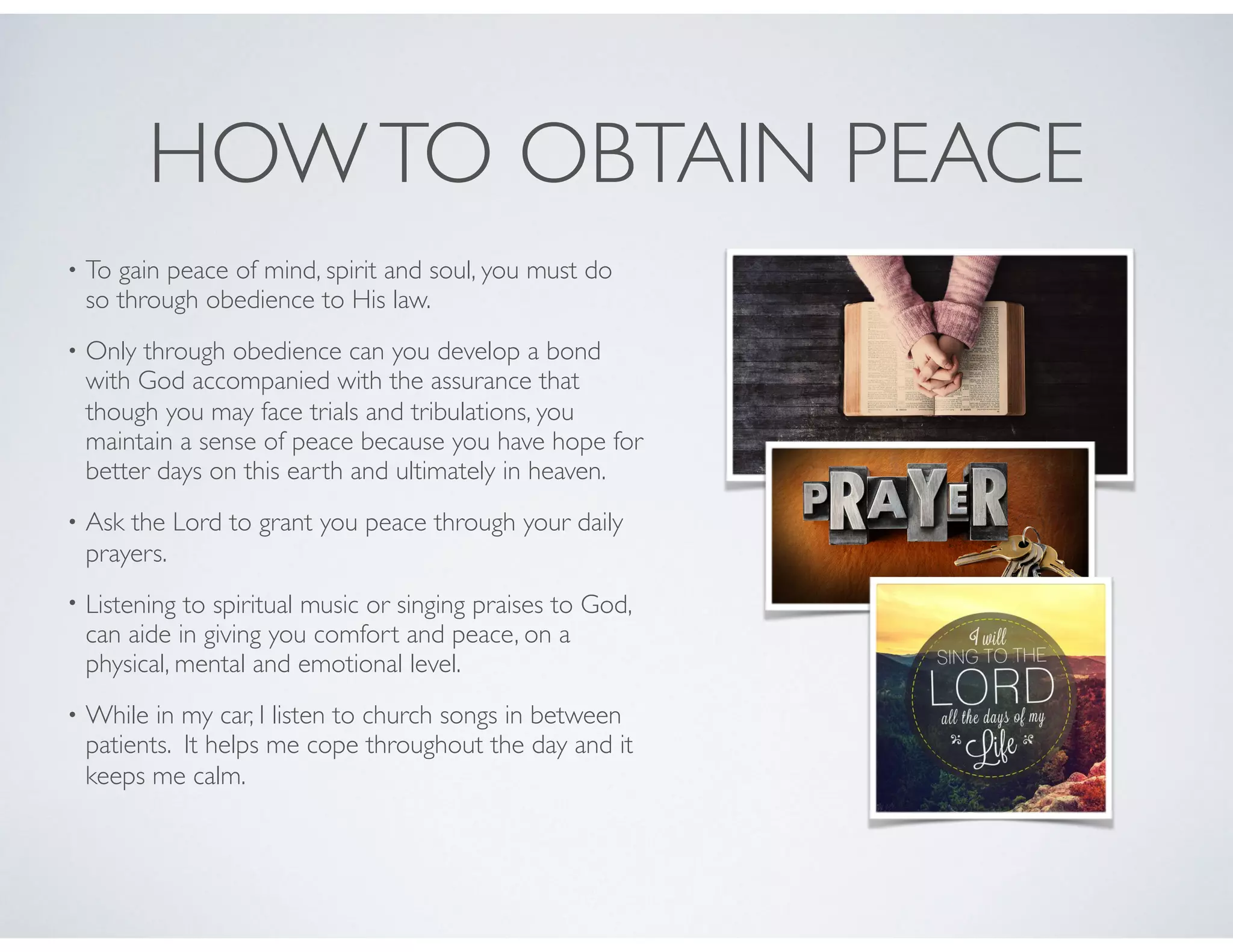 God Is Our Peace | PDF