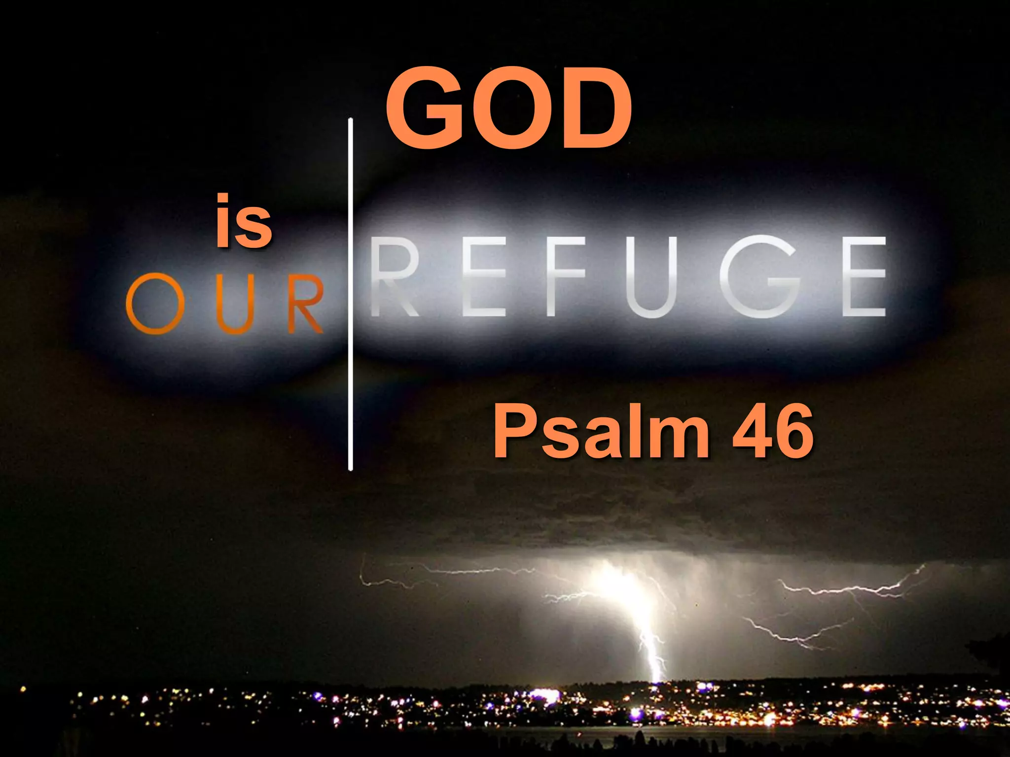 God is our Refuge | PPTX