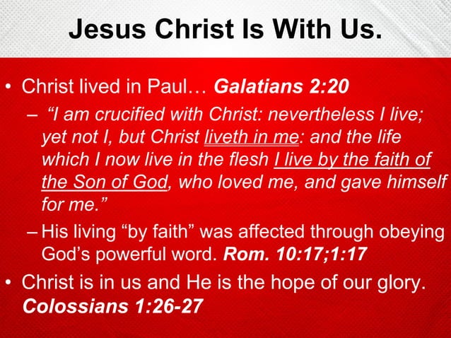 God Is With Us | PPT