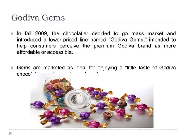 Godiva chocolatier and godiva gems | PPT