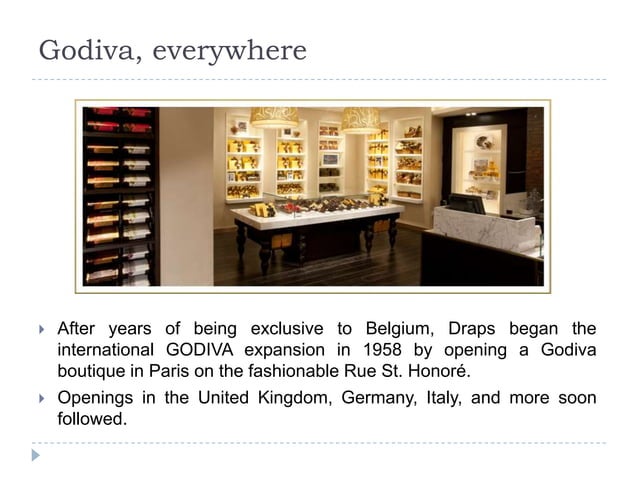 Godiva chocolatier and godiva gems | PPT