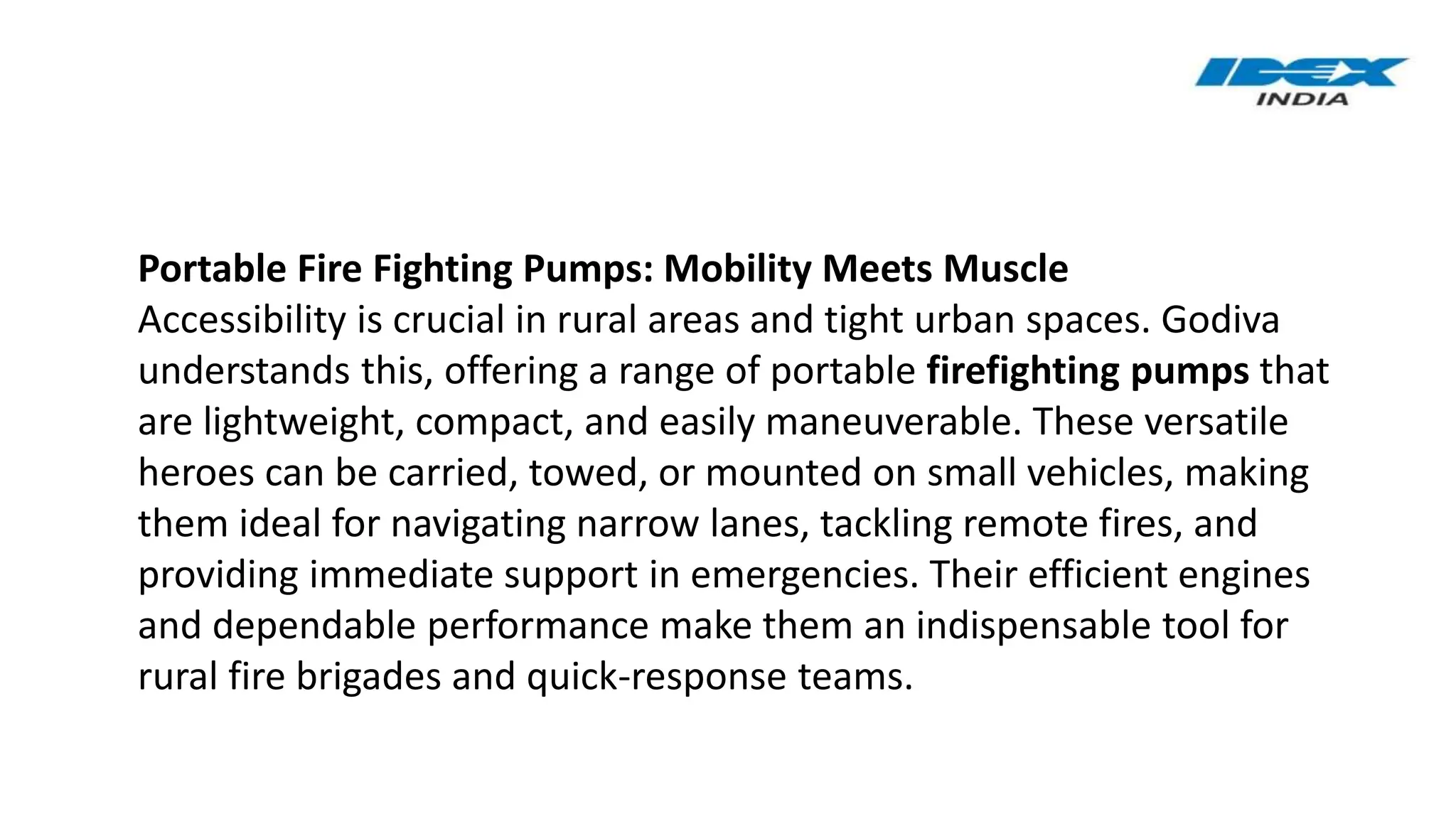 Godiva the Complete Fire Fighting Solutions in India.pptx