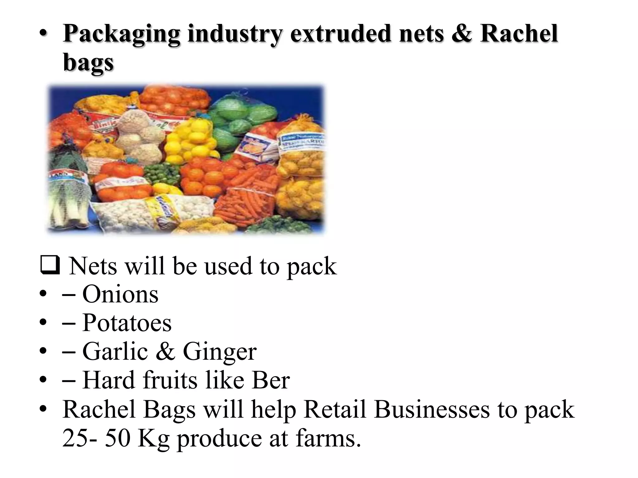 PACKAGING OF FRUITS & VEGETABLES | PPTX