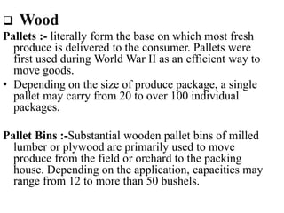 PACKAGING OF FRUITS & VEGETABLES | PPTX