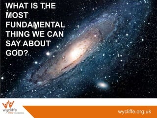 God language and Mission | PPTX | Christianity | Religion & Spirituality