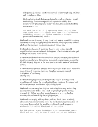 God Made Me - Poem 2 | DOC | Religion & Spirituality