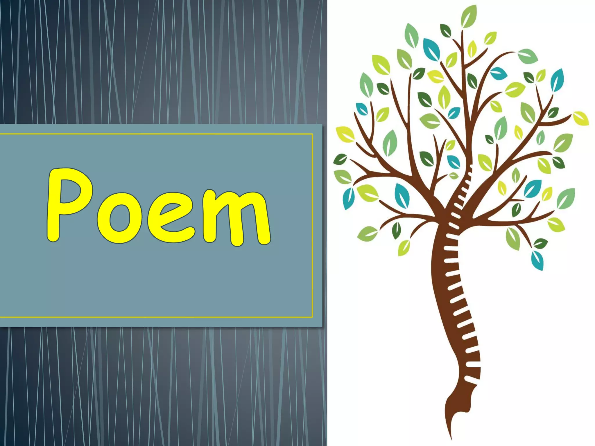 God Made Trees Poem | PPTX