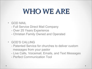 God mail ppt | PPT