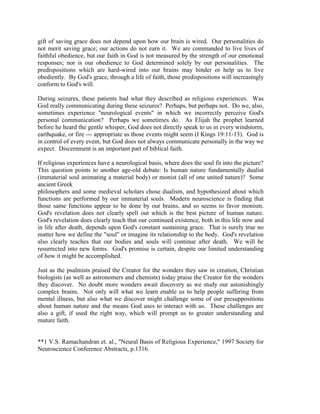 God module in brain (1999) | PDF