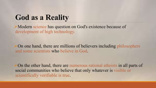 God In Reality
