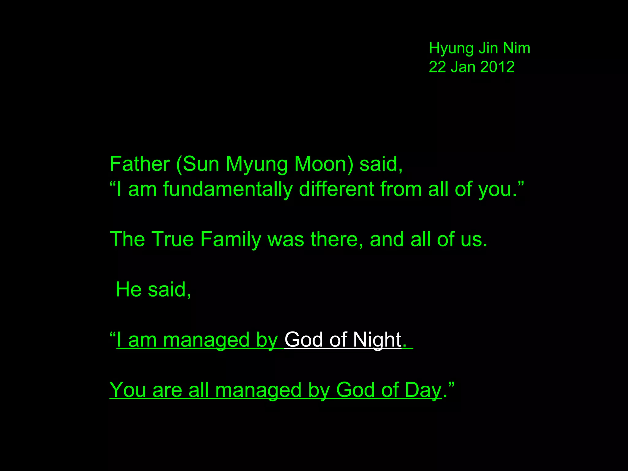 God of Night and God of Day | PPT