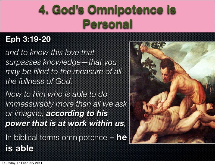 Evans, Our God is Awesome: God's Omnipotence