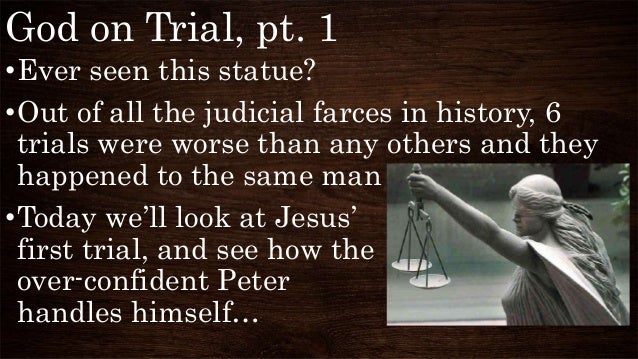God on Trial: part 1