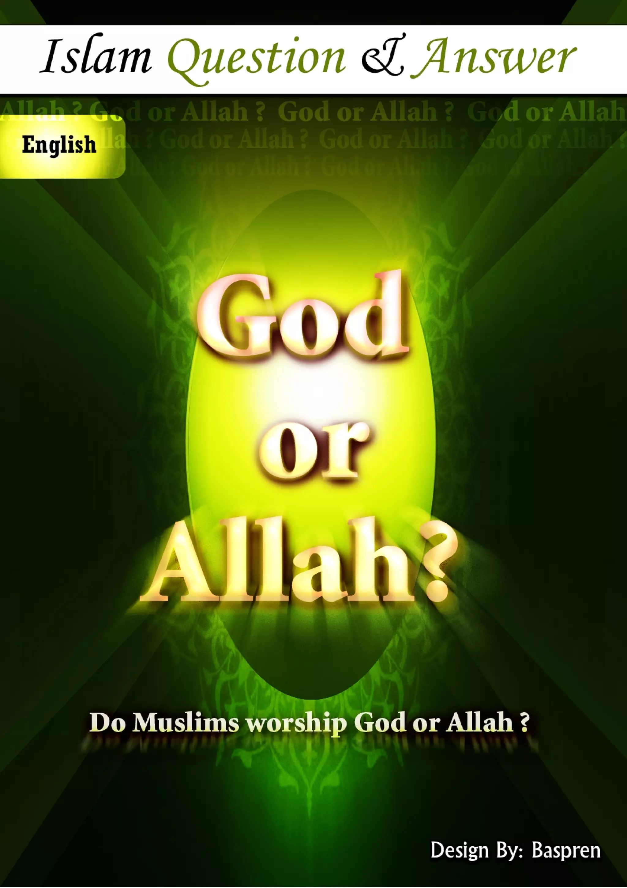 God Or Allah | PDF | Islam | Religion & Spirituality