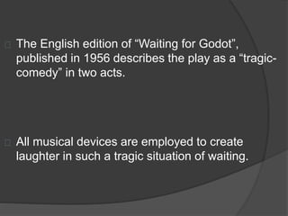 Semuel Beckett's Waiting for Godot | PPT