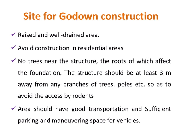 Godown management | PPTX