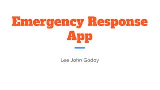 Emergency Response Styleguide | PPT
