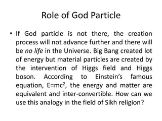 God Particle Equation