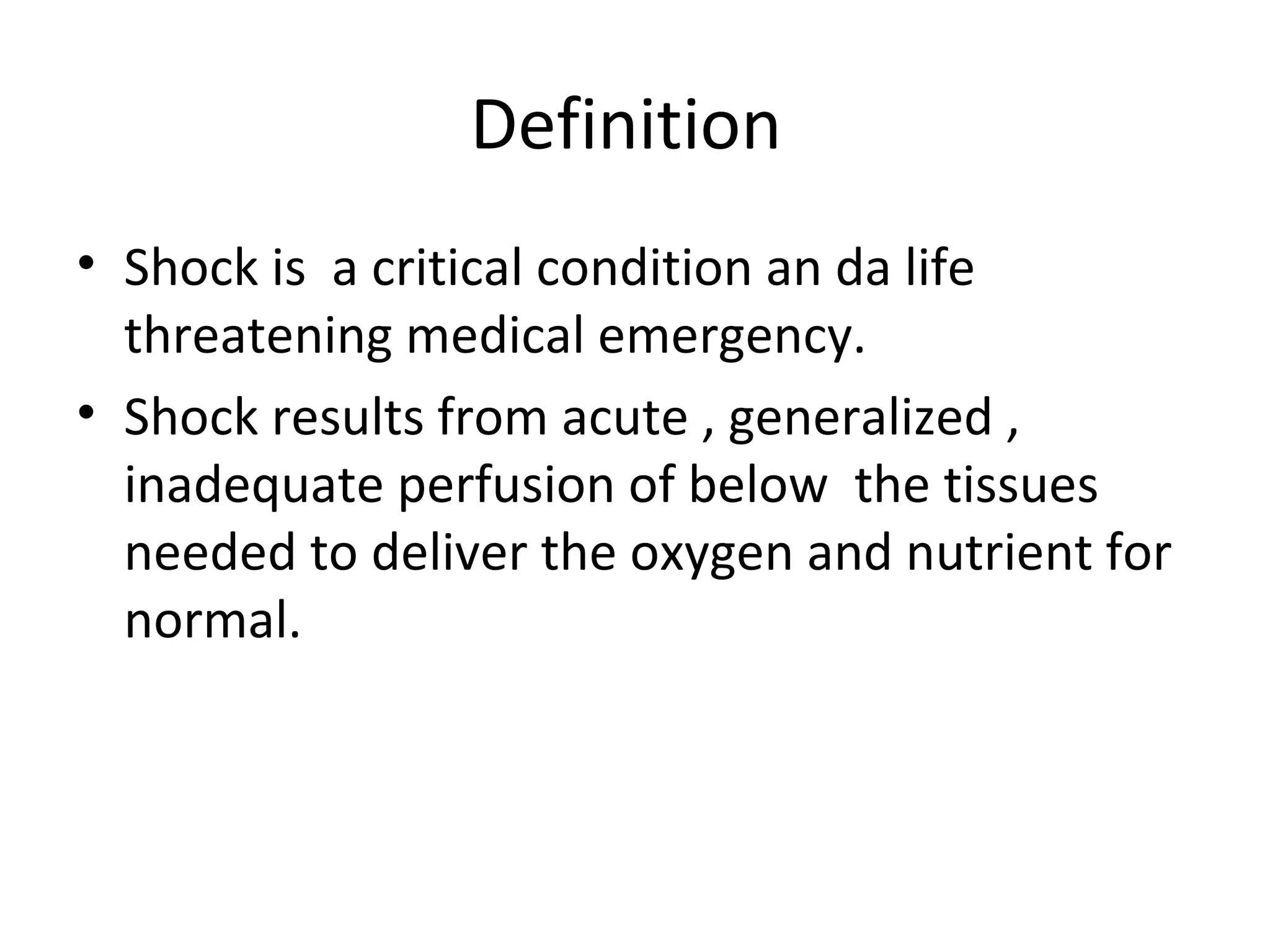 Shock in obstetrics | PPT