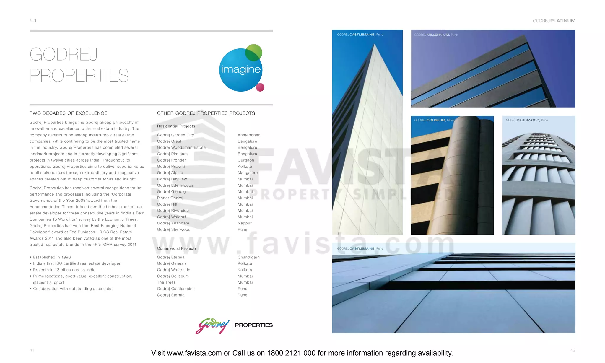 Godrej platinum brochure 464 Favista Real Estate | PDF