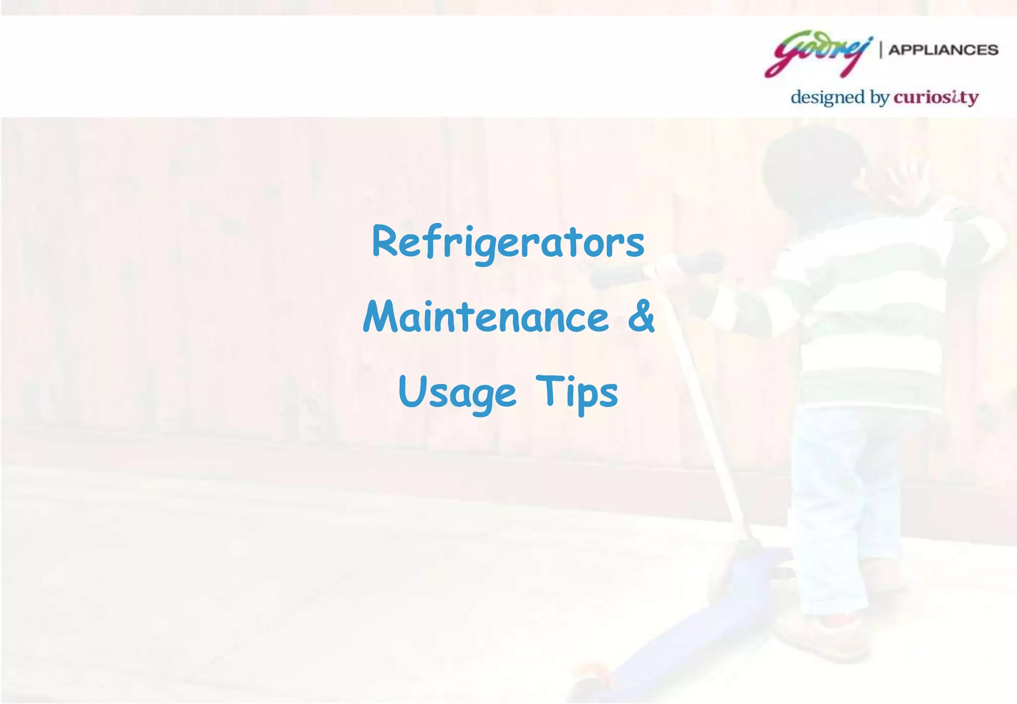 Godrej refrigerators. Single,double doors Online | PDF
