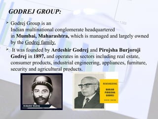 GODREJ CONSUMER PRODUCTS.pptx by team of 4 members | PPTX