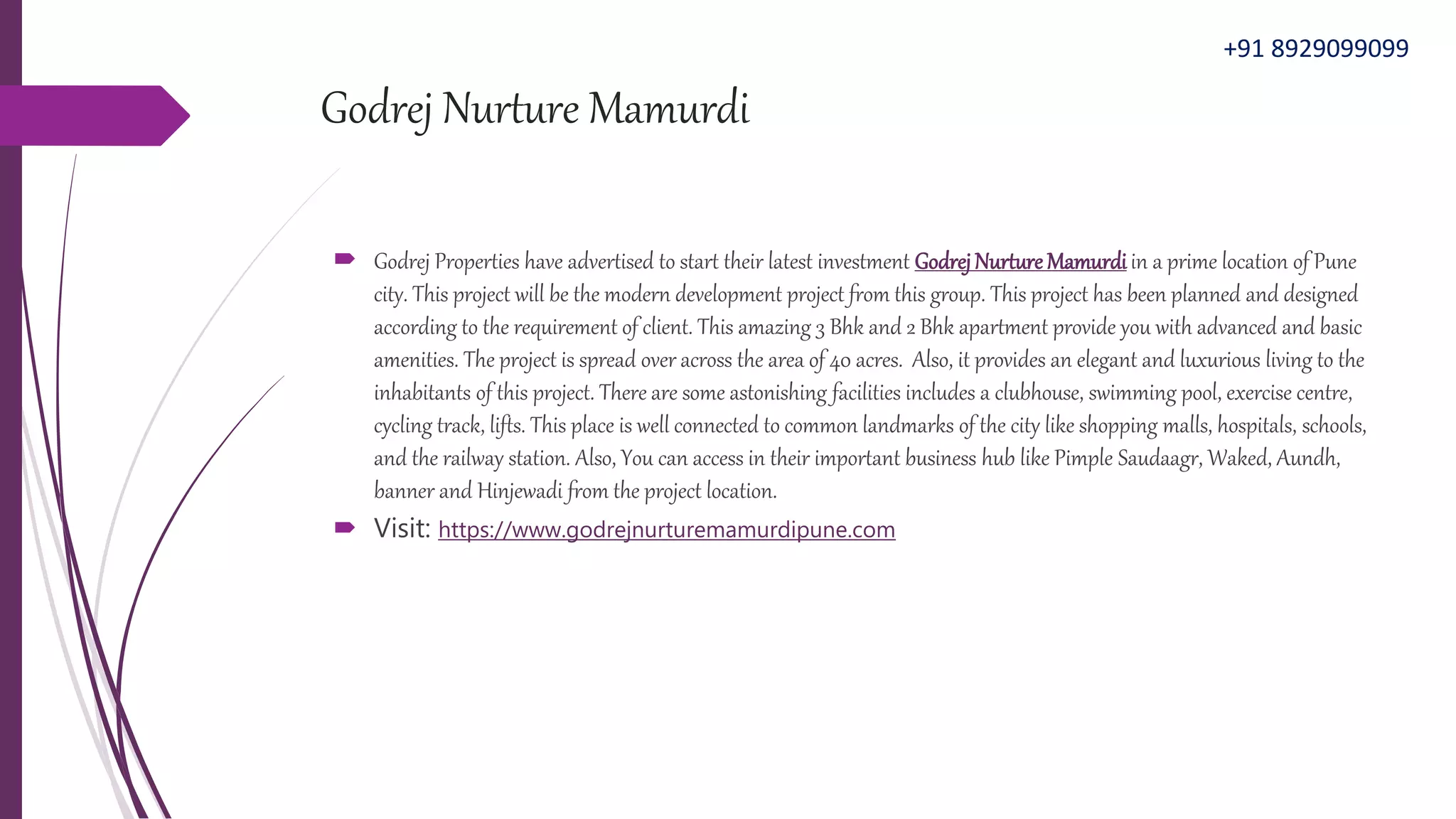 Godrej Nurture Mamurdi Pune Brochure - Price List, Location Map , Floor ...