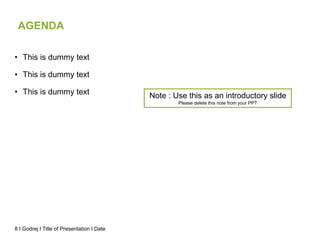 Admin Process template | PPTX
