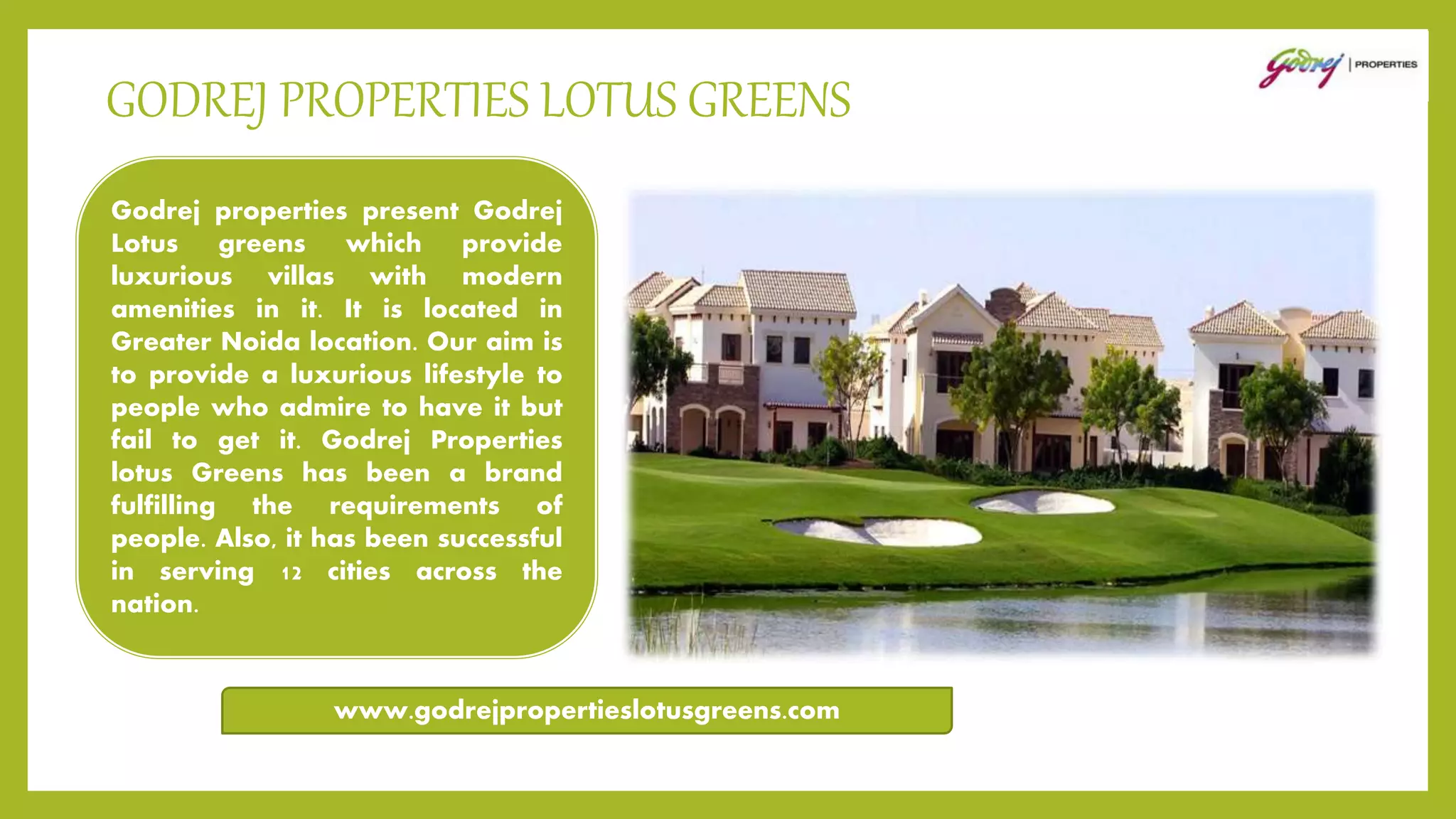 Godrej Properties Lotus Greens | PPTX
