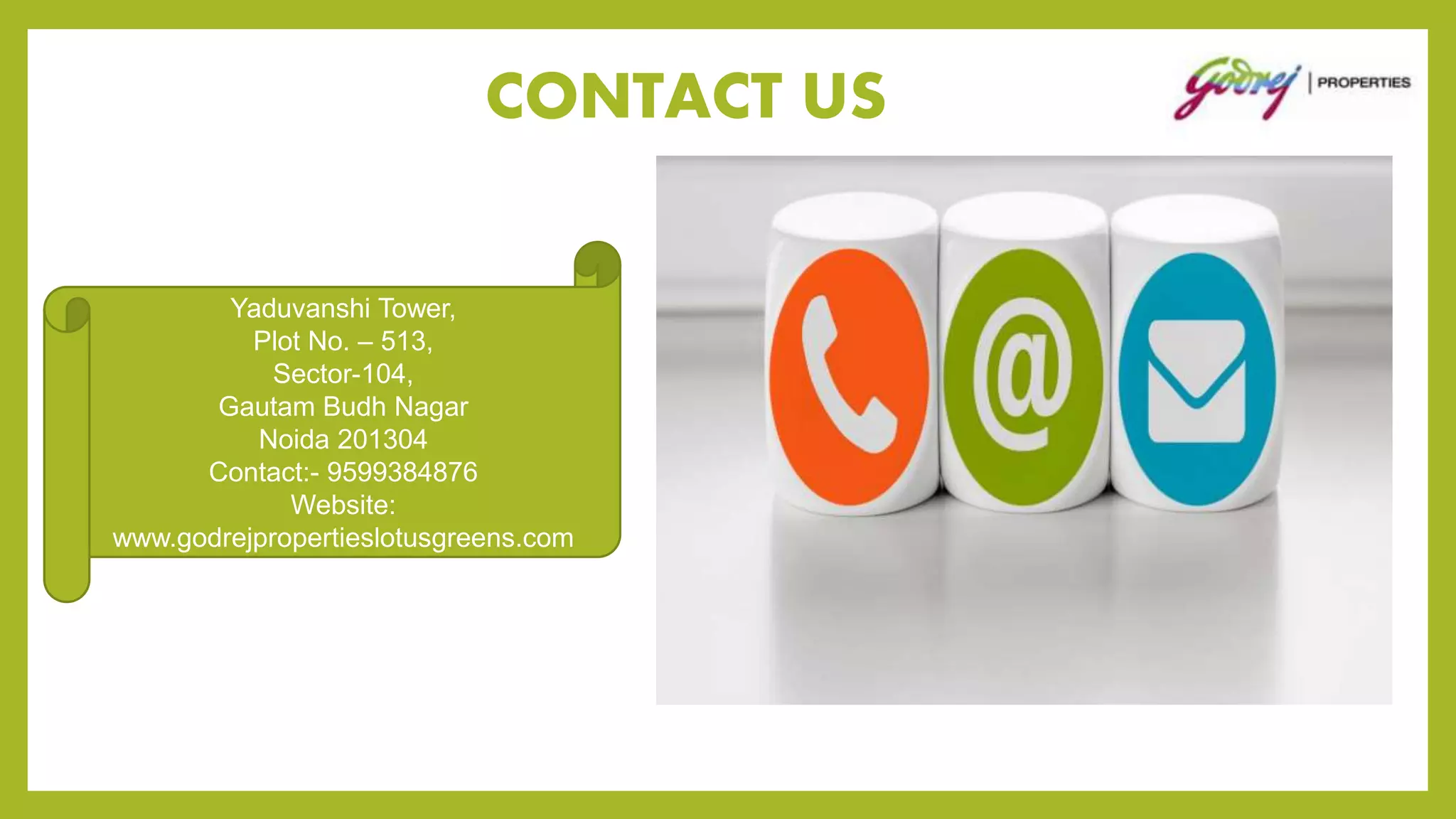 Godrej Properties Lotus Greens | PPTX