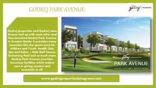Godrej Properties Lotus Greens | PPTX