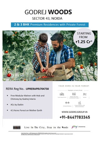 Godrej woods sector 43 noida | godrej 43 noida | E-Brochure | PDF