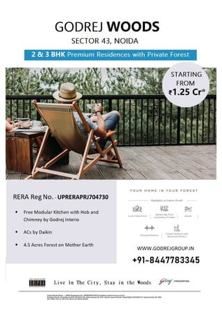 Godrej woods sector 43 noida | godrej 43 noida | E-Brochure | PDF