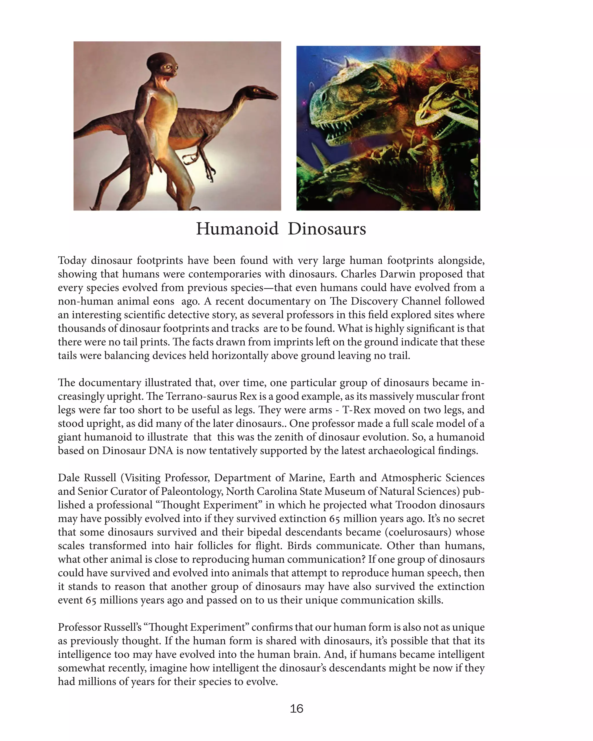 The Gods Were Dinosaurs. | PDF