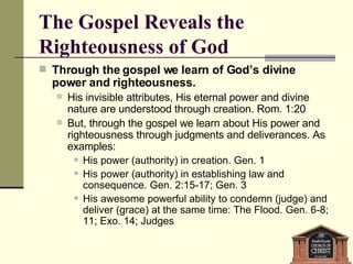 Gods Righteousness Revealed | PPS