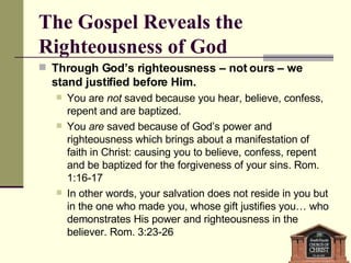 Gods Righteousness Revealed | PPS