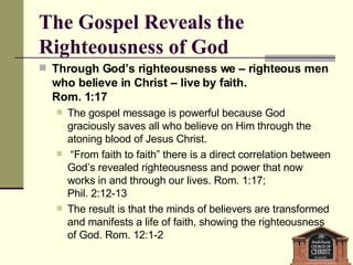 Gods Righteousness Revealed | PPS