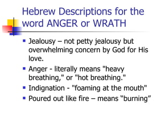 Gods Wrath | PPT