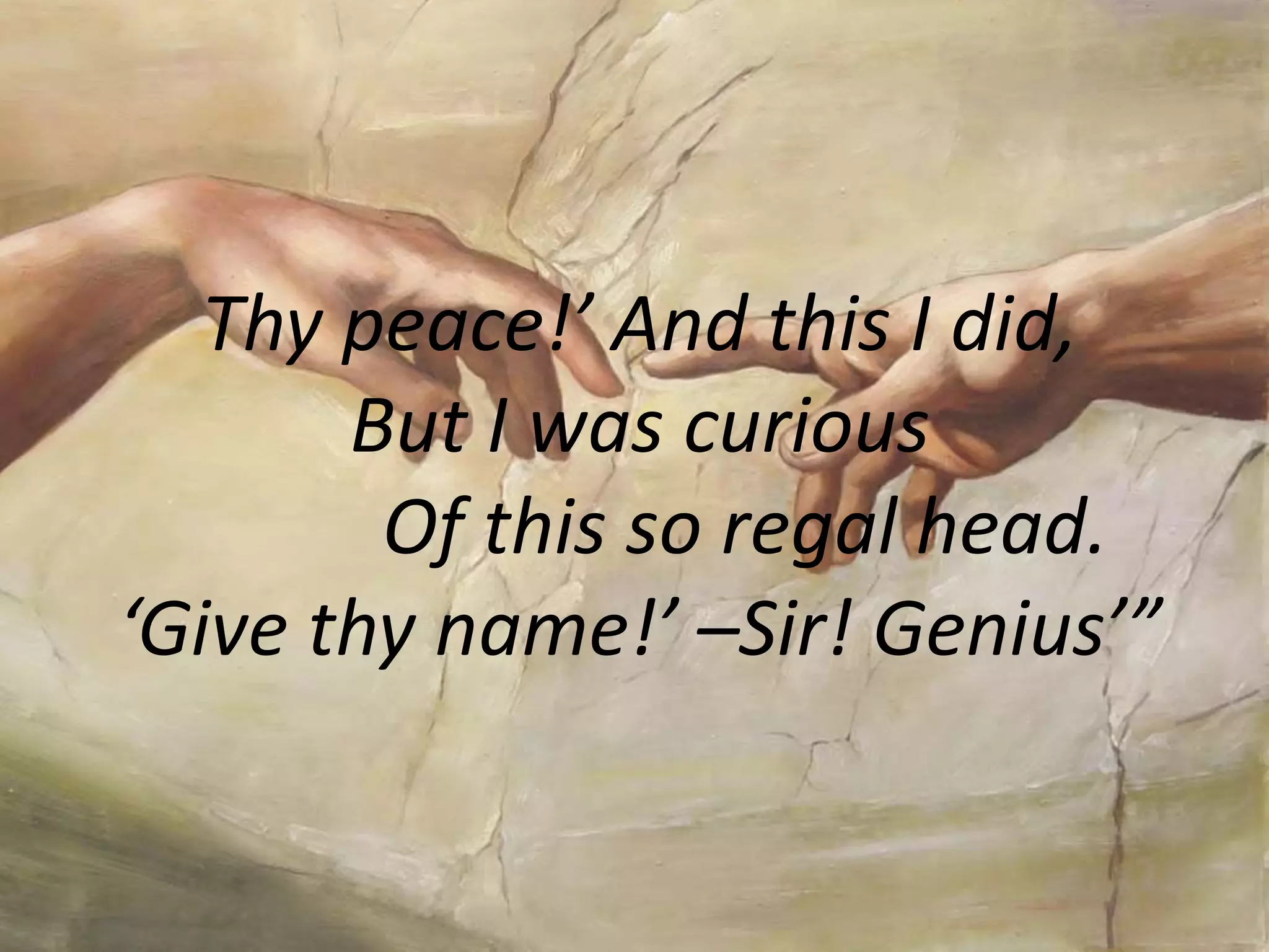 God said i made a man | PPTX