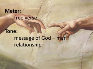 God said i made a man | PPTX