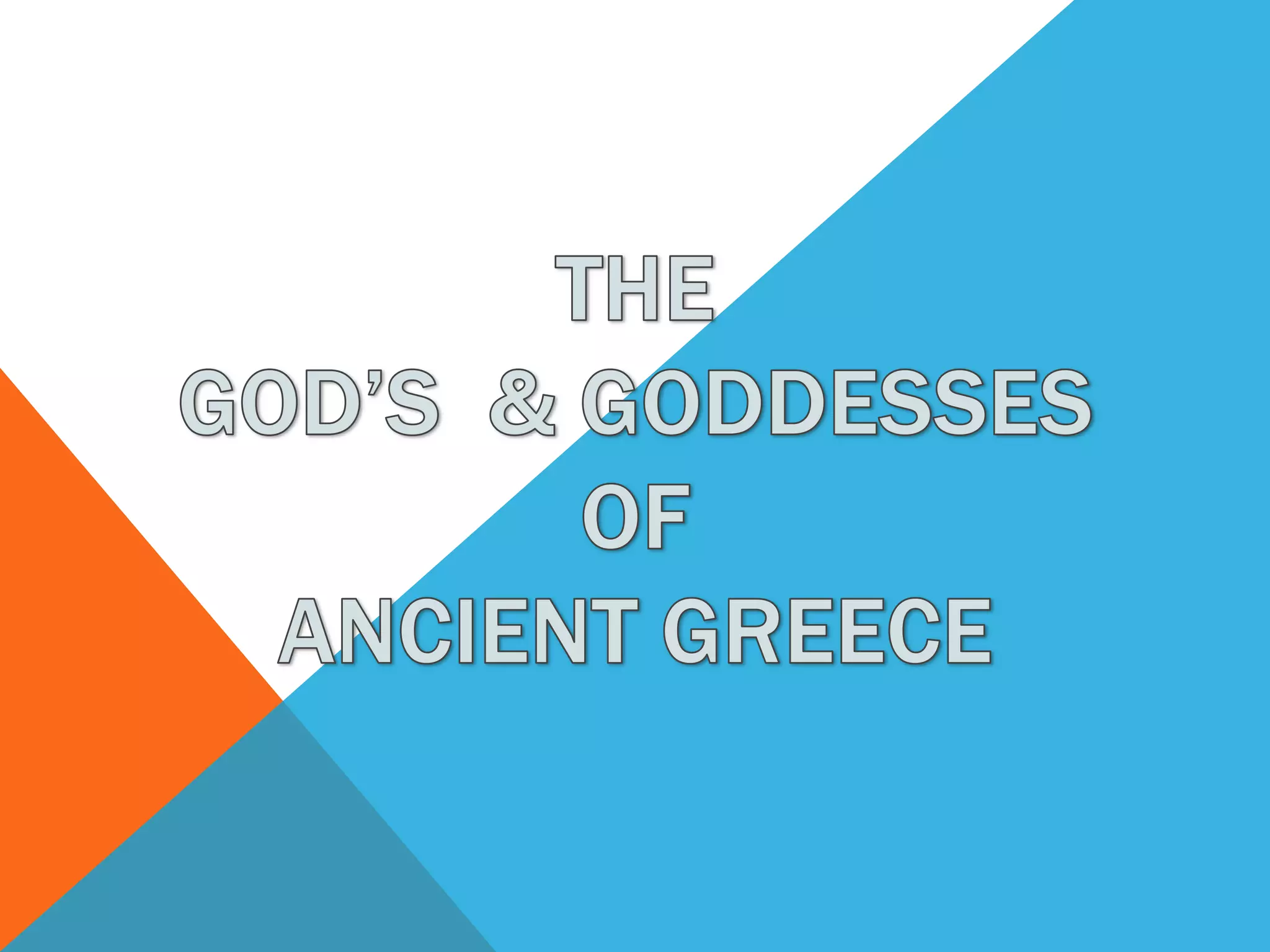Gods and goddesses 140307164723-phpapp02 | PPTX