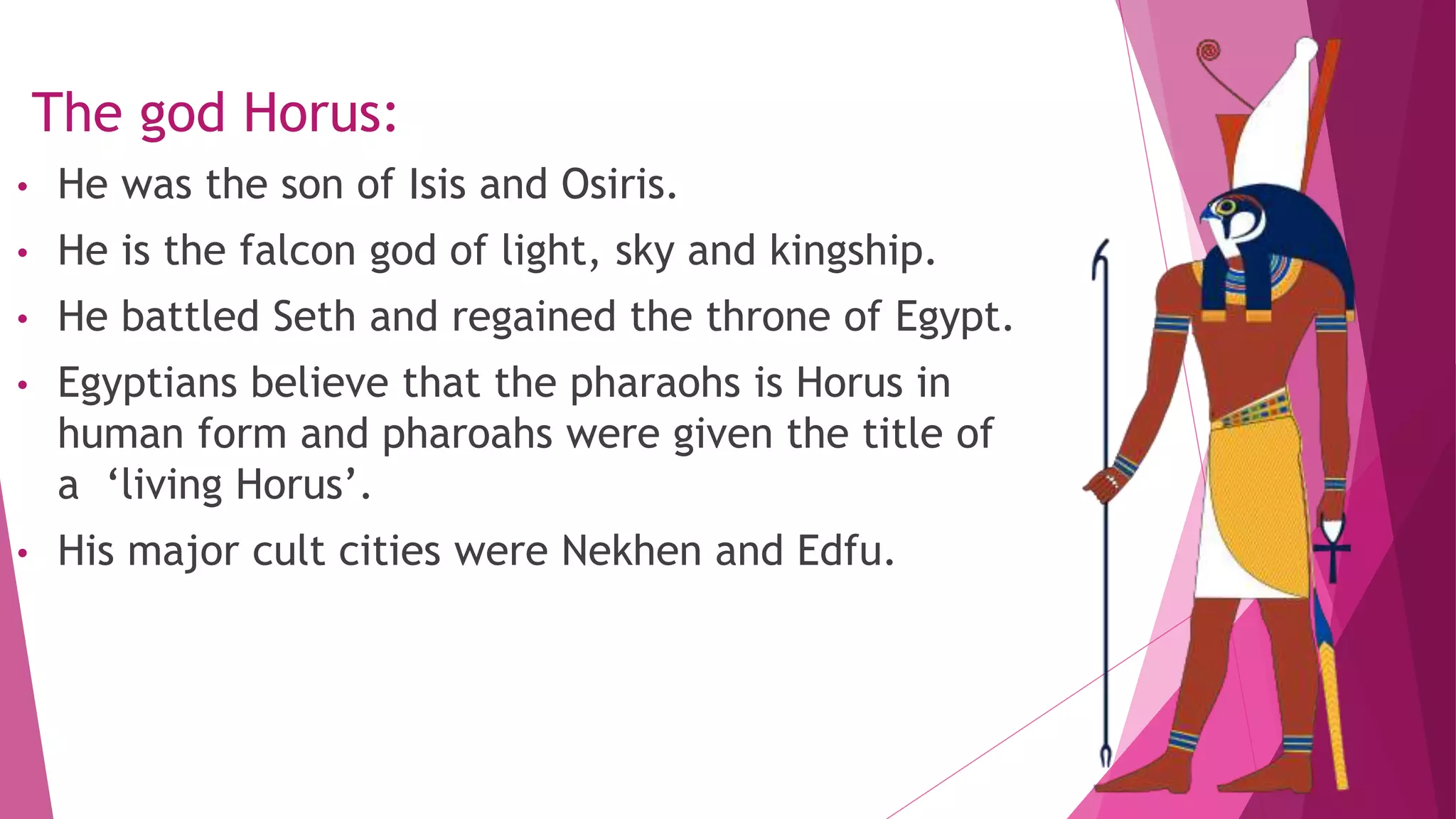 Gods and goddesses of egypt | PPT