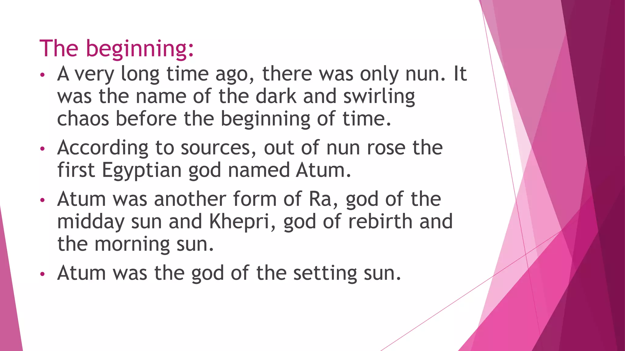 Gods and goddesses of egypt | PPT