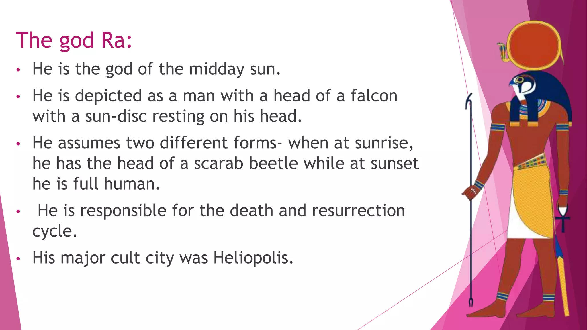 Gods and goddesses of egypt | PPT