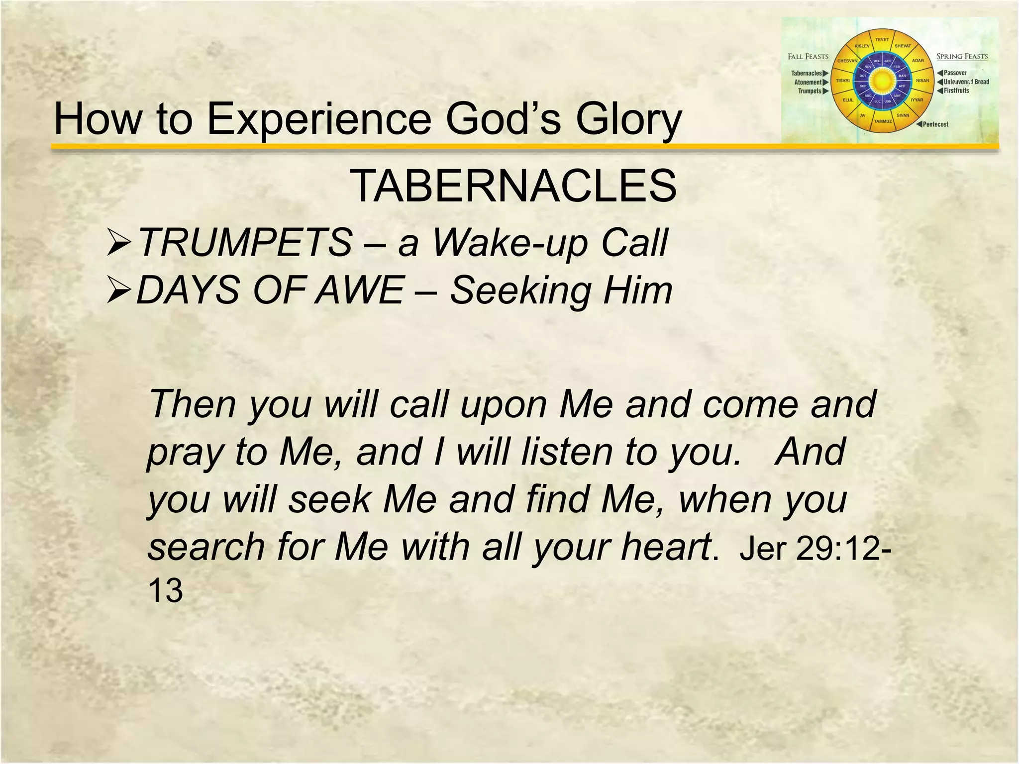 God's appointed time part 5 tabernacles acy | PPTX