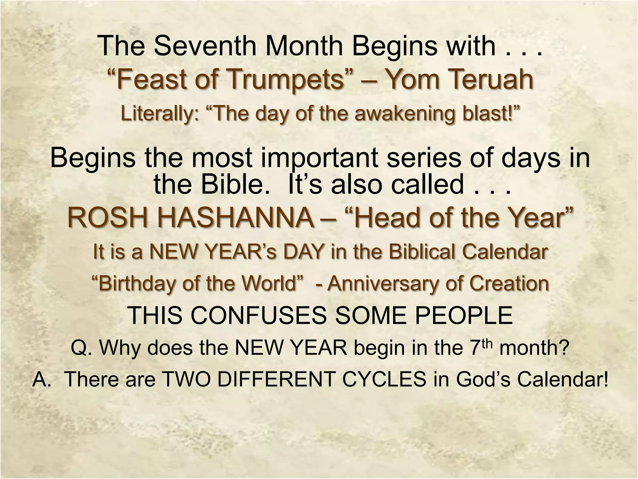 God's appointed time part 5 tabernacles acy | PPTX