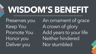 God's attribute of wisdom | PDF